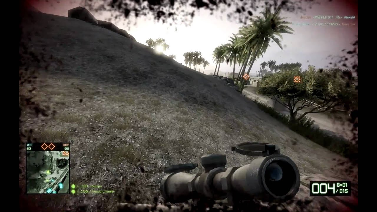 BFBC2 - headhunter m24 gameplay - YouTube