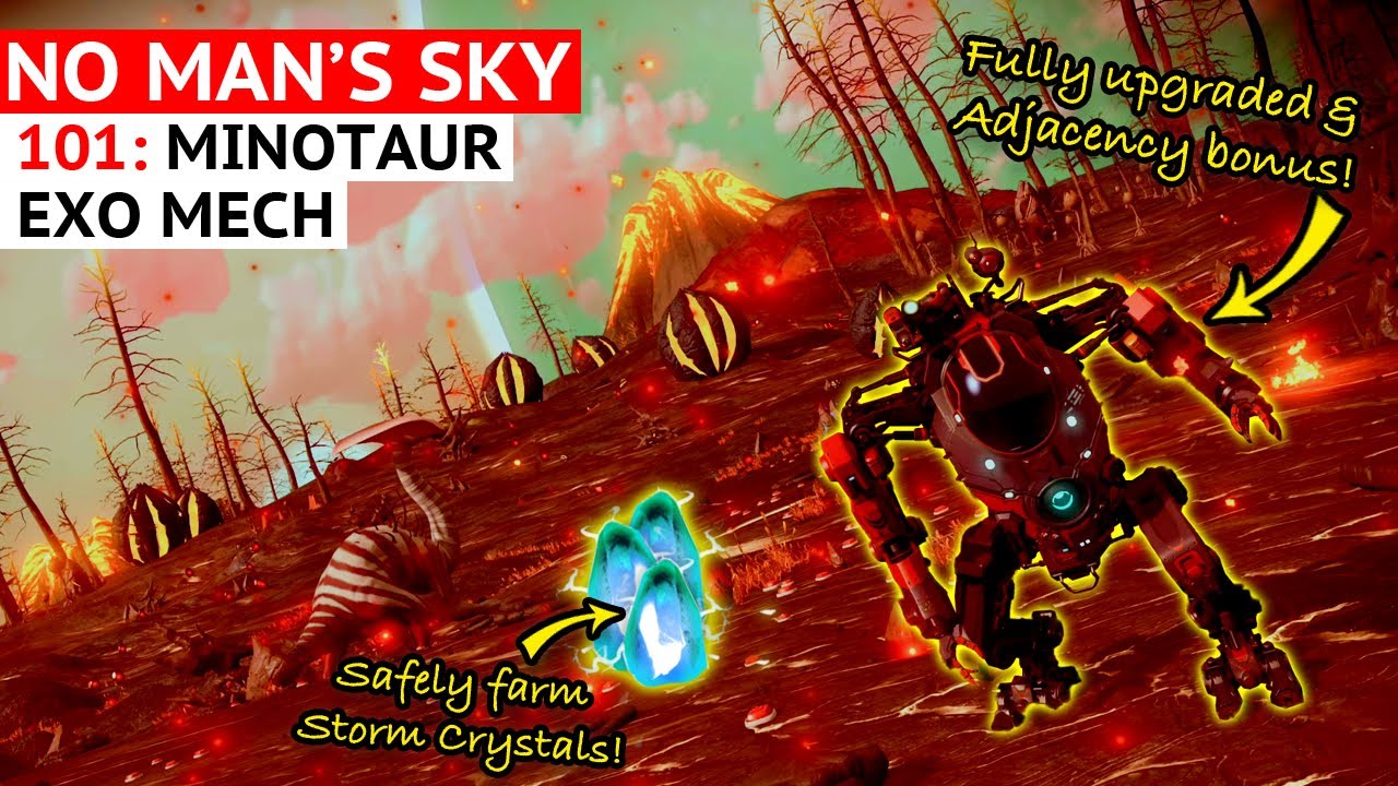 Why the Minotaur Exo Mech is your Best Friend in No Man's Sky - YouTube