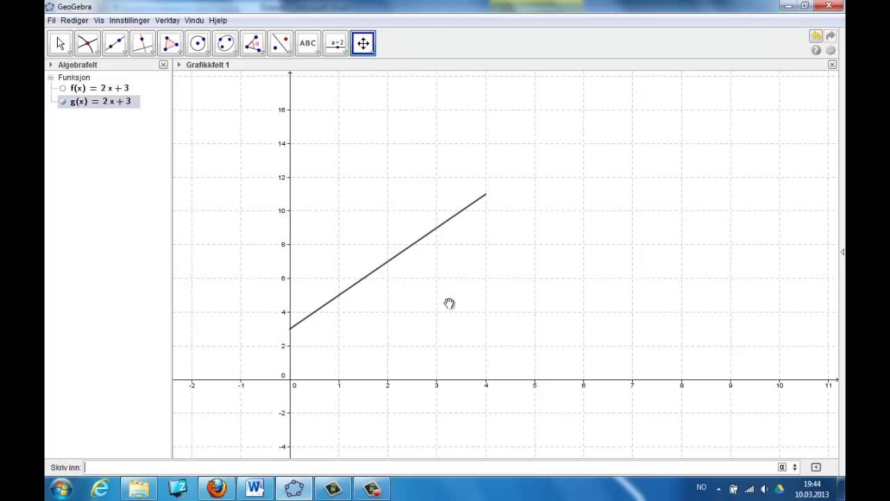 Hvordan tegne funksjoner i GeoGebra - YouTube