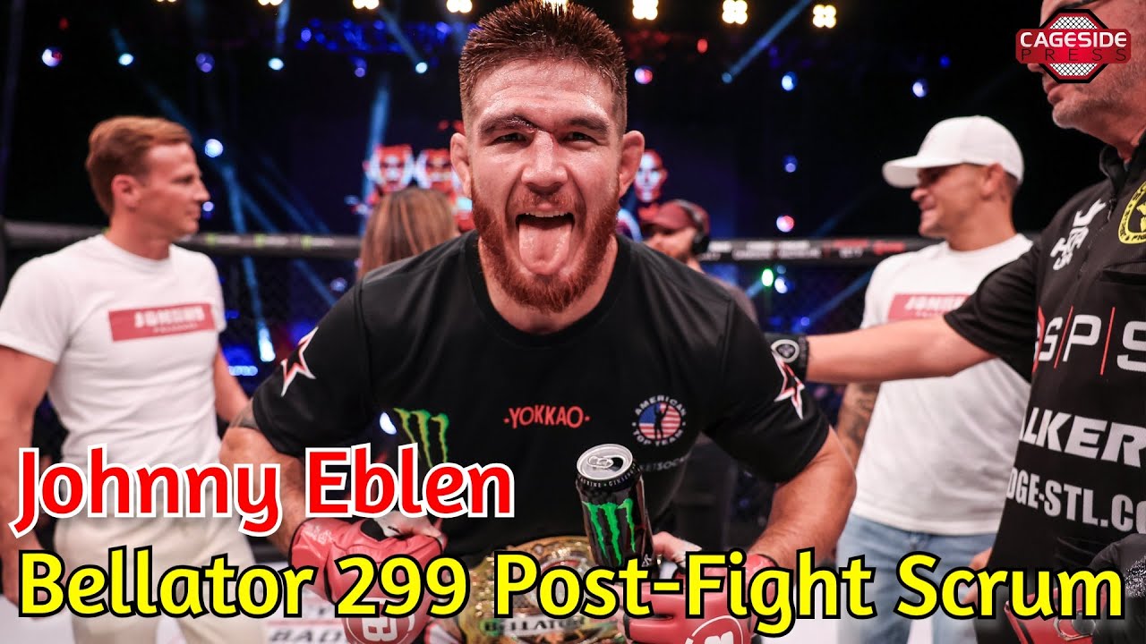 Johnny Eblen Post-Fight Interview | Bellator 299 - YouTube