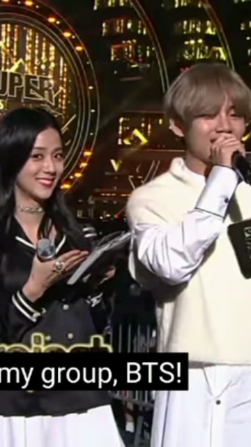 V and jisoo moment at sbs inkigayo 🤭🤗🥴 #bts #taehyung #jisoo #blackpink ...