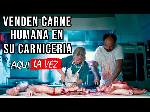 PAREJA DE CANIBALES CAZA VEGANOS PARA VENDERLOS EN SU CARNICERIA (En 10 Minutos)  | Resumen