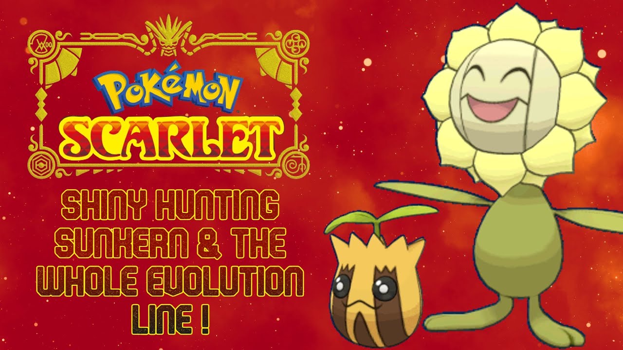Pokemon Scarlet & Violet - SHINY HUNTING SUNKERN & THE WHOLE EVOLUTION ...