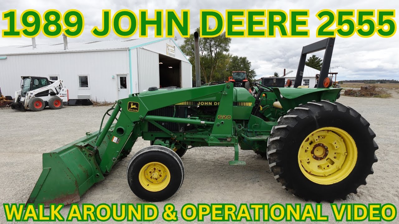 1989 John Deere 2555 Tractor Walk Around & Operational Video $19,900 ...