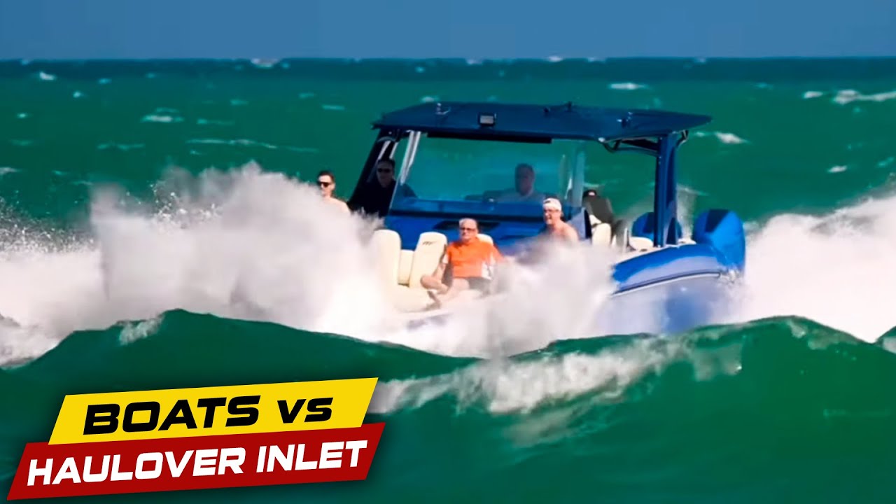 2023 TOP 22 MOMENTS AT THE INLET ! | Boats vs Haulover Inlet - YouTube