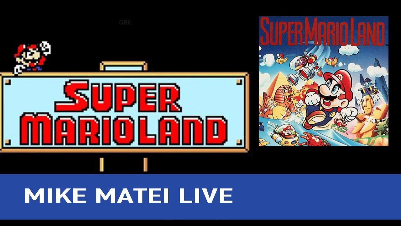 Super Mario Land in Color for Gameboy - Mike Matei Live - YouTube