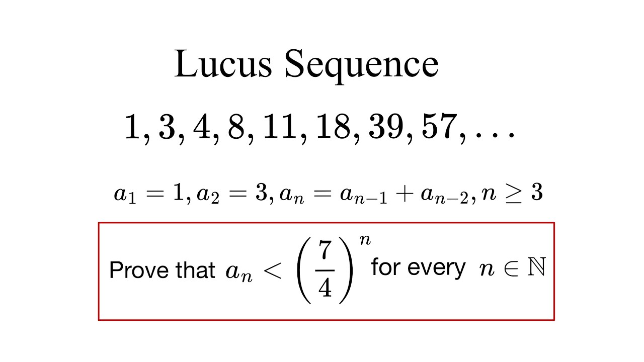 Proof involving Lucus Sequence [NT-Chap.1-S 1.2 Math Induction] - Part ...