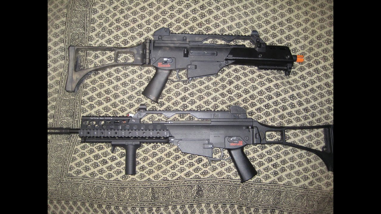 Double Review: SRC G36C and Classic Army G36C - YouTube