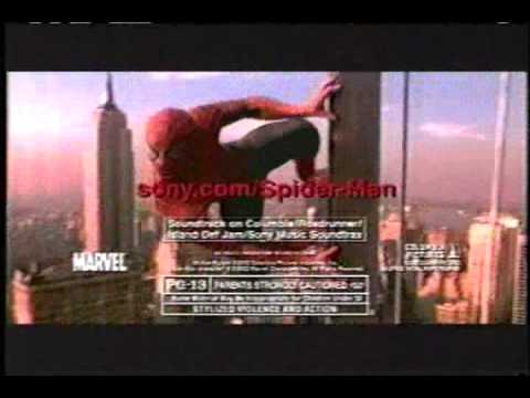 Spiderman tv ads
