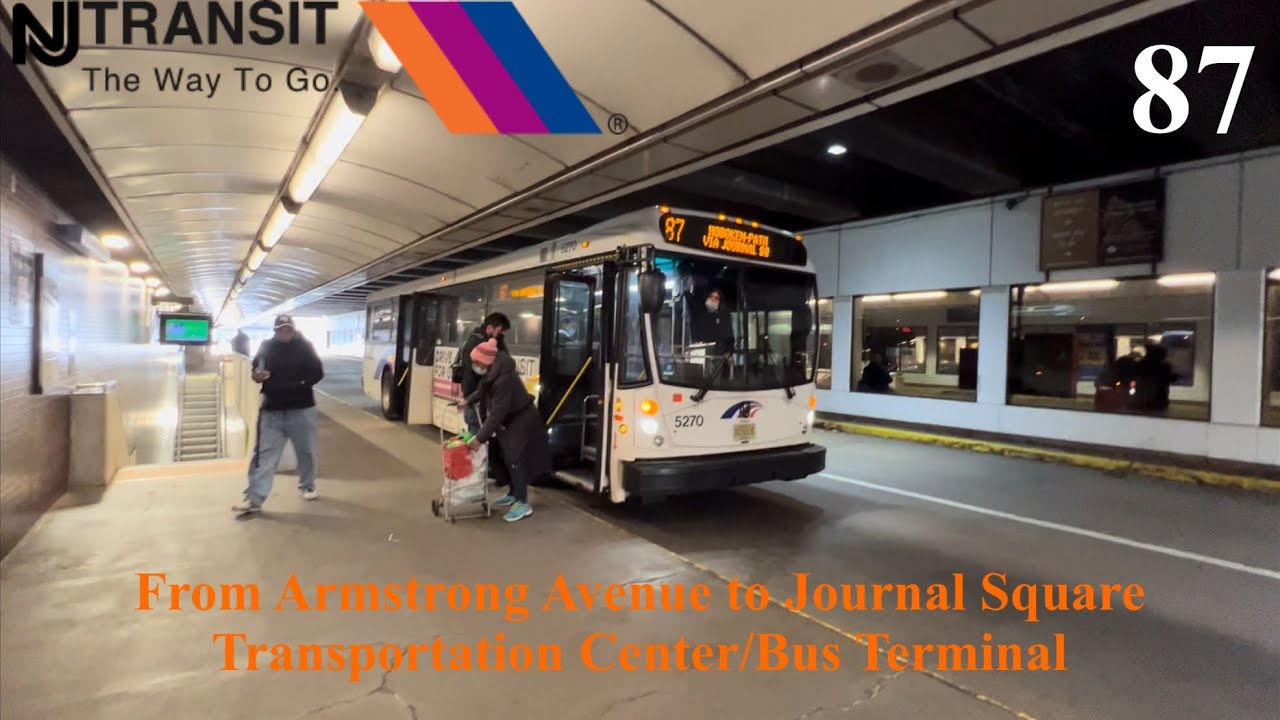 NJ Transit (Route 87) NABI 5270 Bus Ride - YouTube