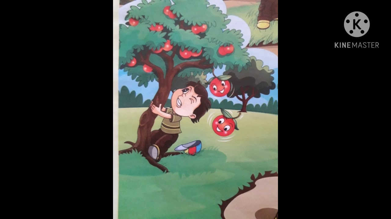 Jr.Kg. Poem.Way up in the apple tree - YouTube