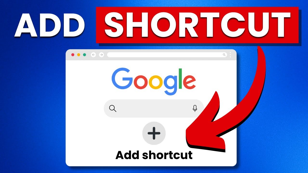 How To Add Shortcut in Google Chrome (FAST & EASY) - YouTube