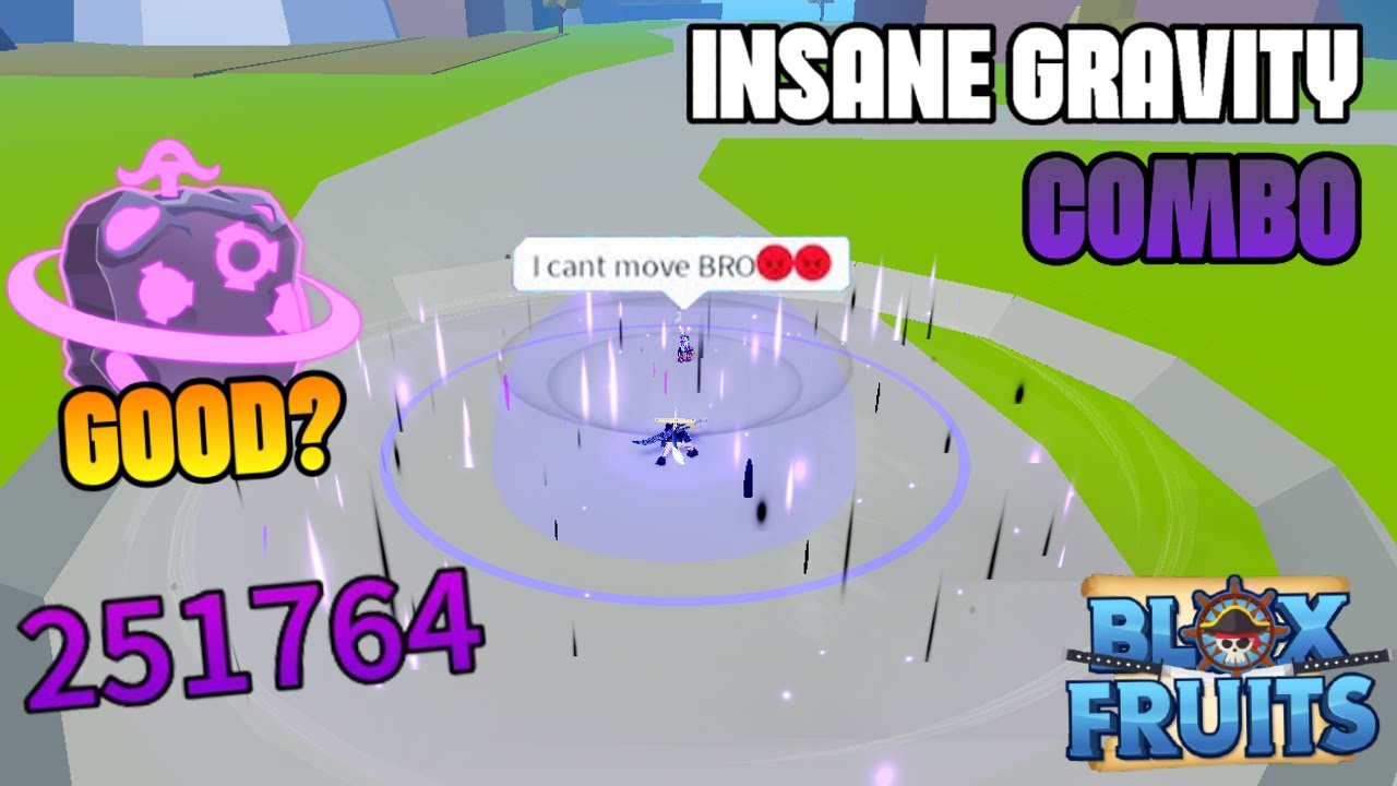 『Blox Fruits』This INSANE Gravity Combo 1 shots even 30 mils (Bounty ...