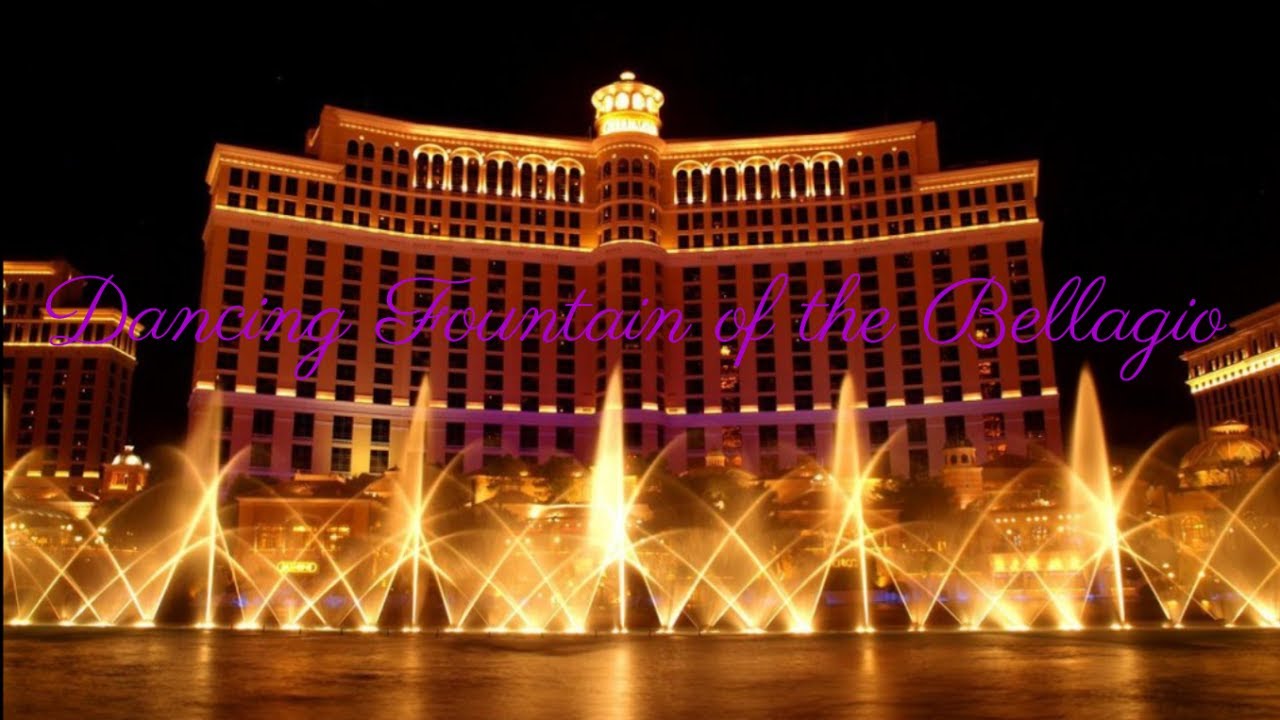 Dancing Fountain Water Show at the Bellagio Hotel & Casino Las Vegas ...