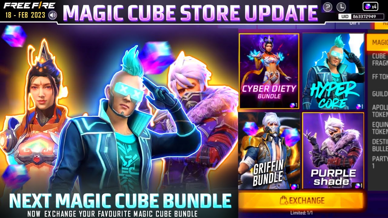 NEXT MAGIC CUBE BUNDLE MARCH FREEFIRE | NEW MAGIC CUBE BUNDLE | NEXT ...