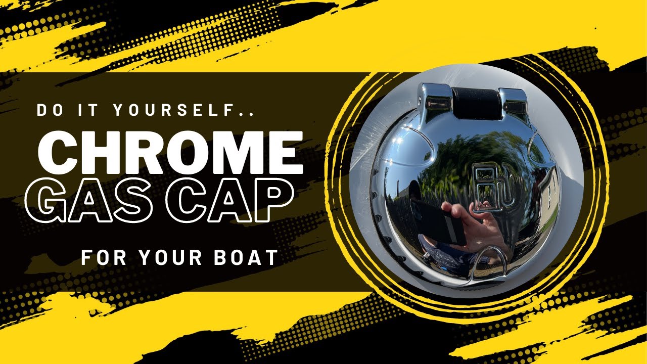 Chrome Gas Cap install for Yamaha and other boats - YouTube