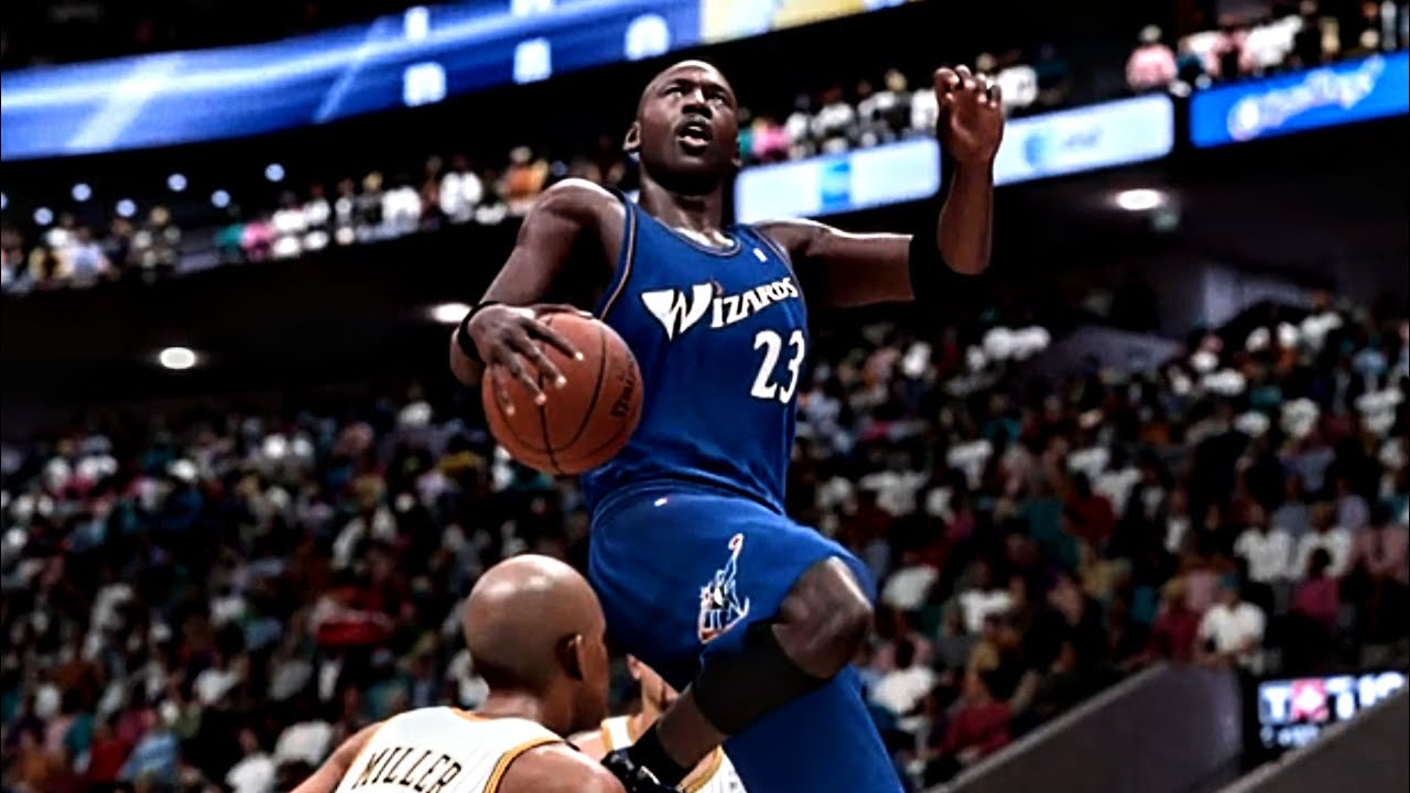 NBA 2K - 2nd Round GM 2 - Michael Jordan Ties NBA Playoff Scoring ...