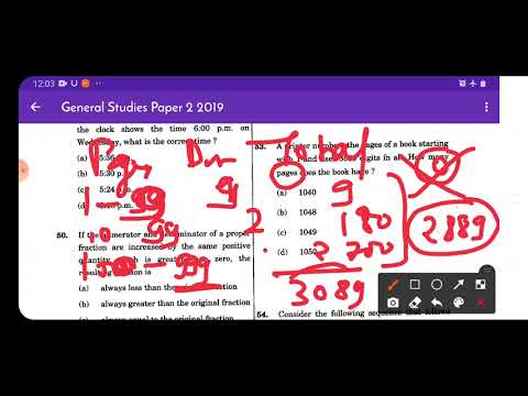 UPSC CSAT 2019 Prelim paper analysis with solution technique tips tricks 2021 2022 exam imp set ...