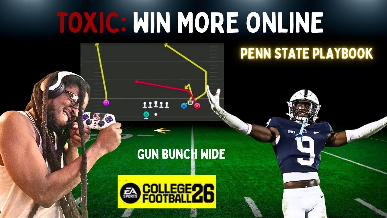 Try Penn State/ Gun bunch strong wide. - YouTube