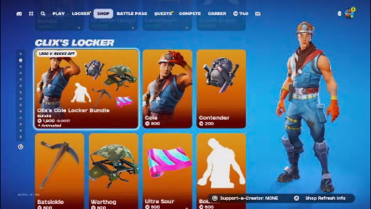Fortnite item shop NEW CLIX'S LOCKER BUNDLE (August 19th 2024) - YouTube