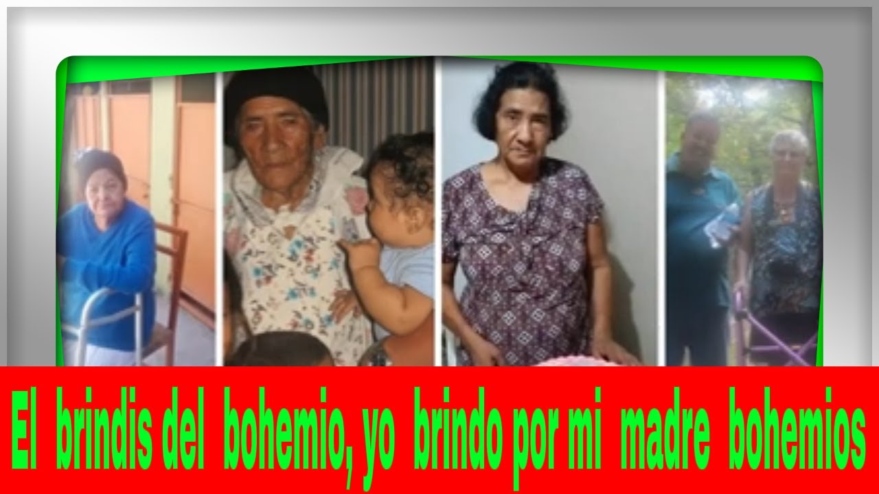 El brindis del Bohemio yo brindo por mi madre bohemios - YouTube