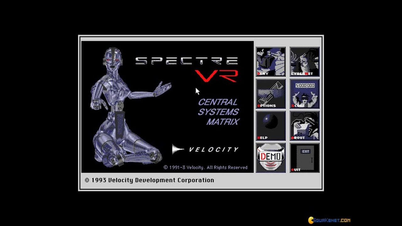 Spectre VR gameplay (PC Game, 1993) - YouTube