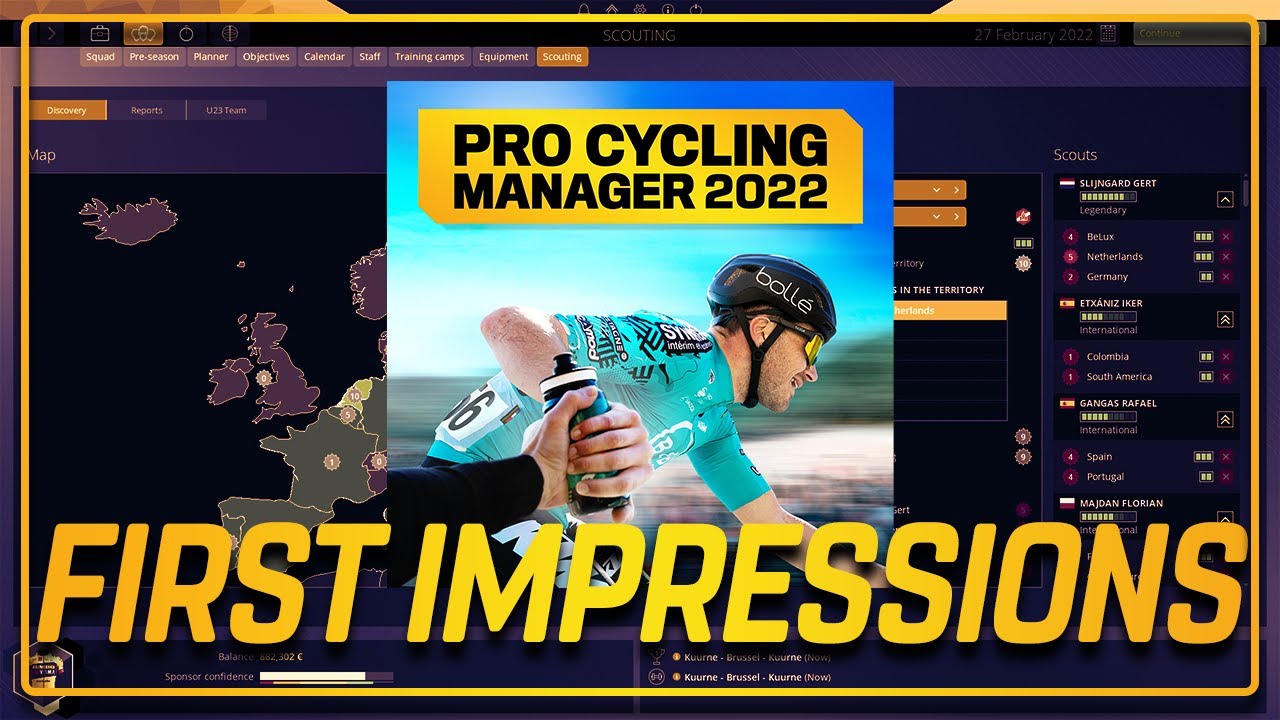 Pro Cycling Manager 2022 || First Impressions - New Features - YouTube