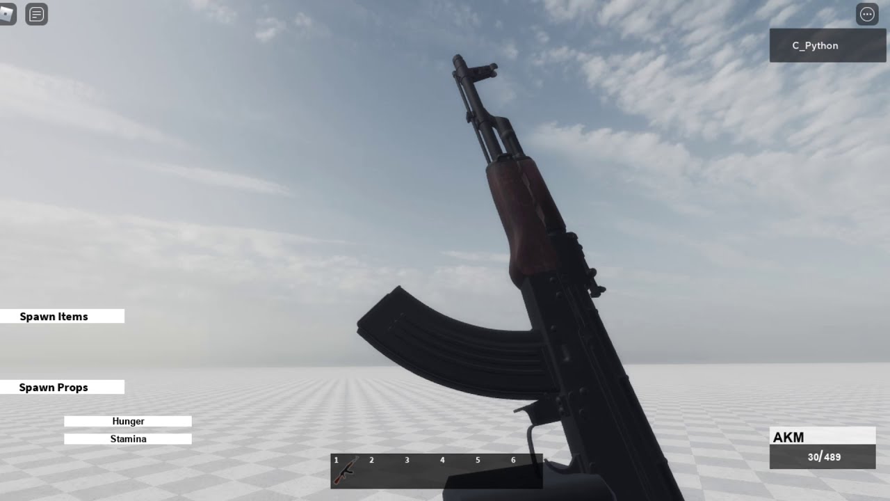 roblox \ project c_ akm revamp - YouTube