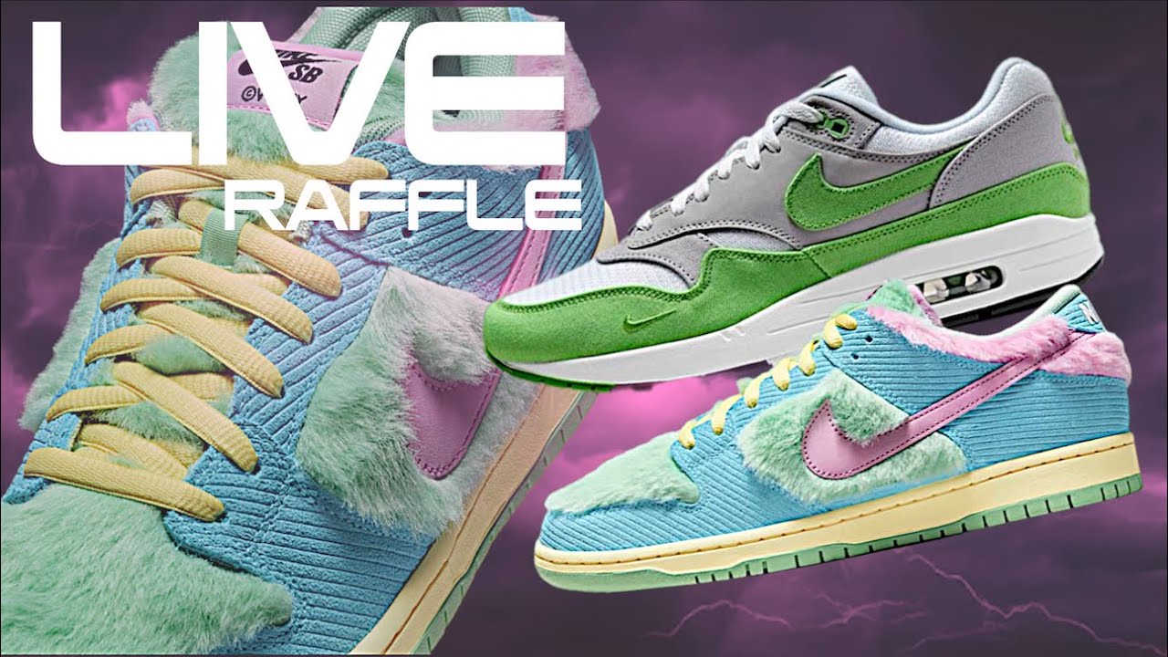 GOING LIVE! VERDY SB DUNK LOW & AIR MAX 1 PATTA - YouTube