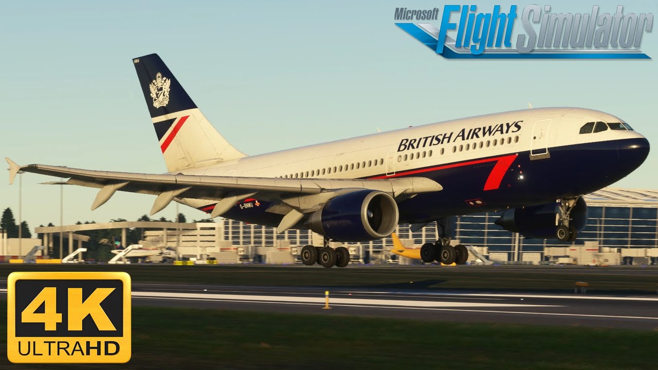 Airbus A310: Microsoft Flight Simulator - Landing in LONDON HEATHROW ...