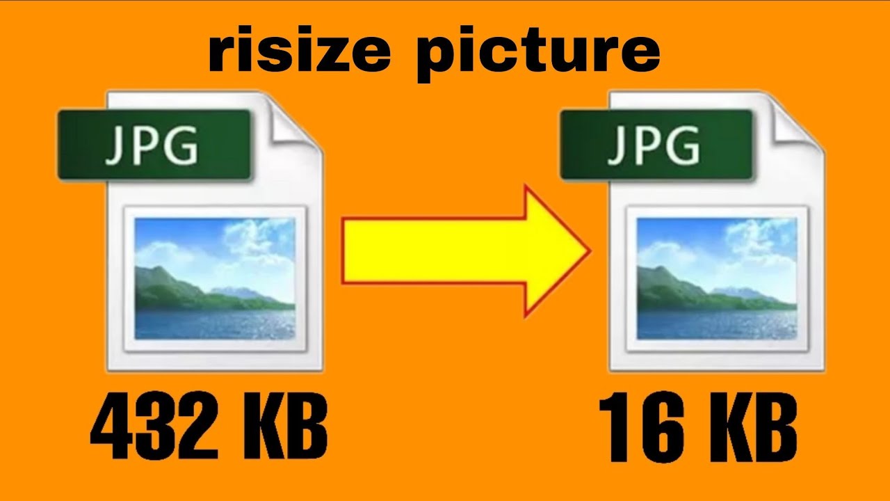 How to reduce photo size in pc (432 KB → 16 KB) - YouTube
