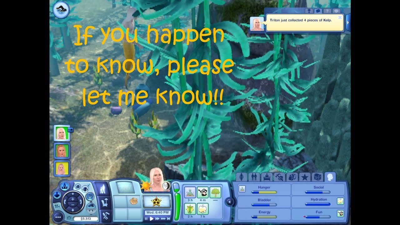 The Sims 3 Island Paradise "Triton The Merman" Part 10 - YouTube