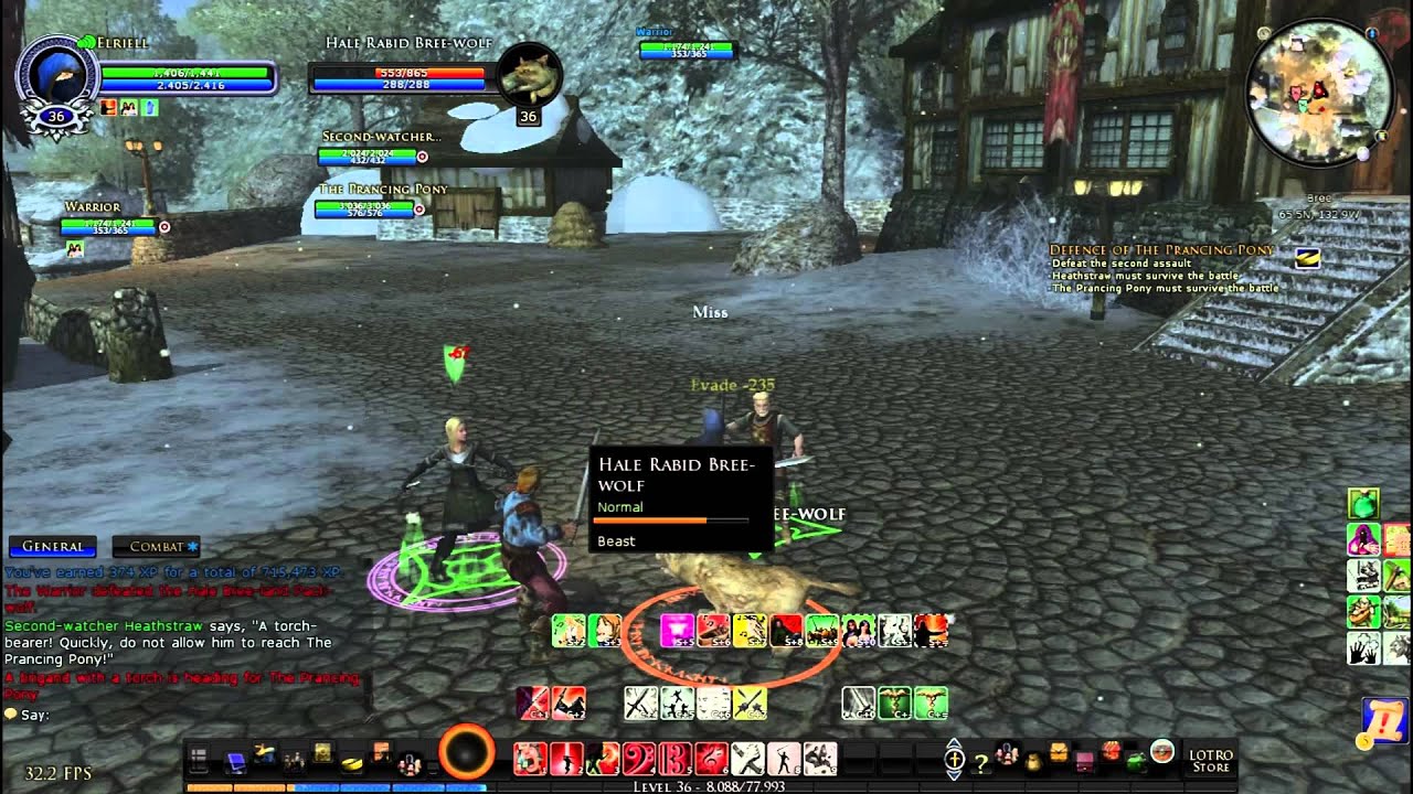 LOTRO - Minstrel Skirmish 'Defense of the Prancing Pony' [Lord of the ...