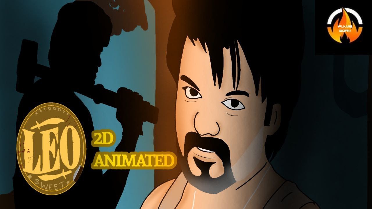 Leo promo "Bloody Sweet” 2D Animated | Thalapathy Birthday special ...
