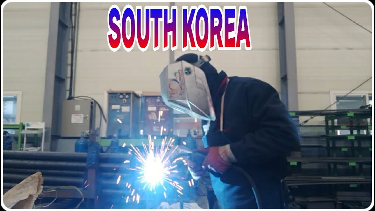 EPS WORKER IN SOUTH KOREA WELDING WORK||Jerome show - YouTube