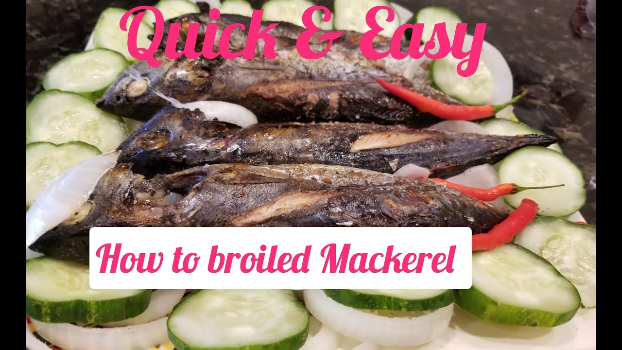 Tinapang Isda How To Broiled Mackerel or Bonito Fish Quick And Easy ...