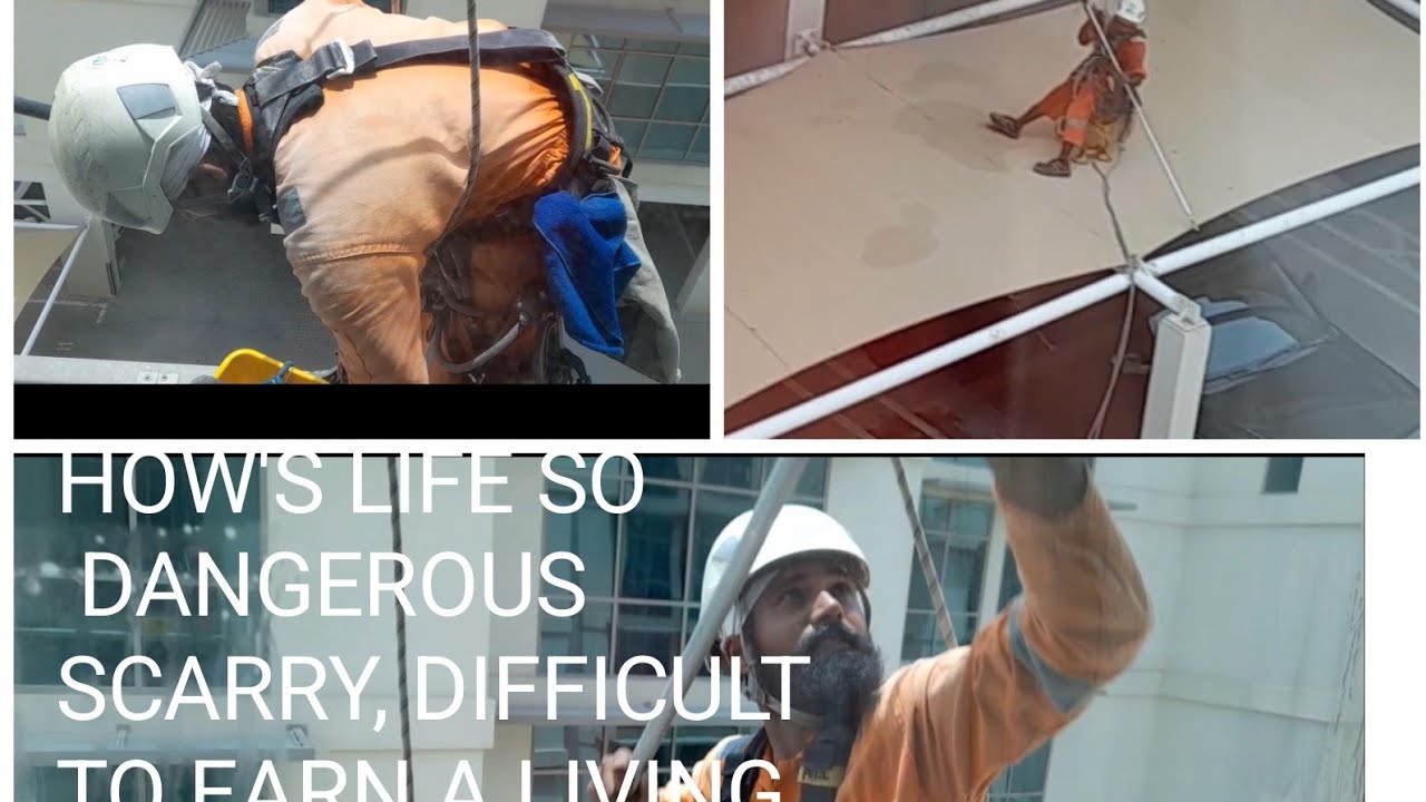 Life So Dangerous and Scary to Earn Money. Like this Man to Earn a ...
