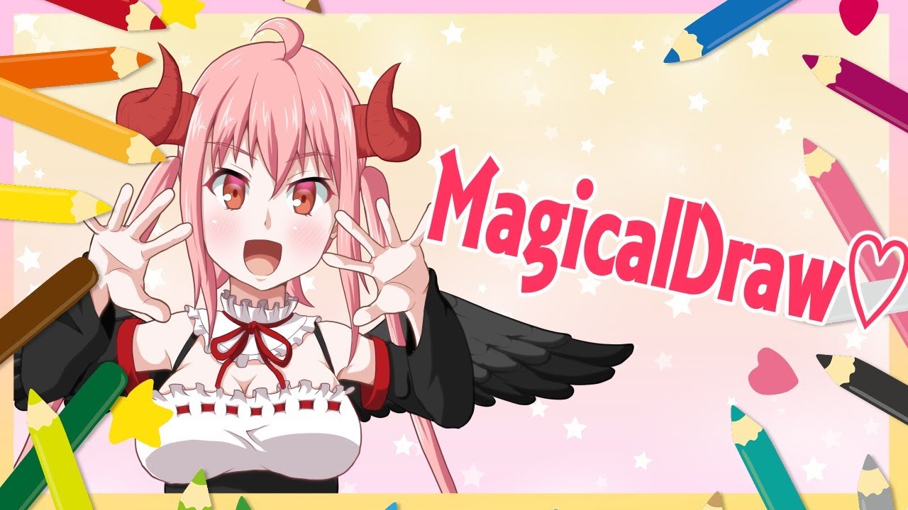 【MagicalDraw】Let's all draw together! みんなでおえかきしてみよ！ - YouTube