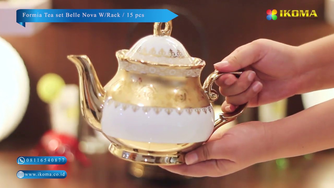 Formia Tea set Belle Nova W/Rack / 15 pcs - YouTube