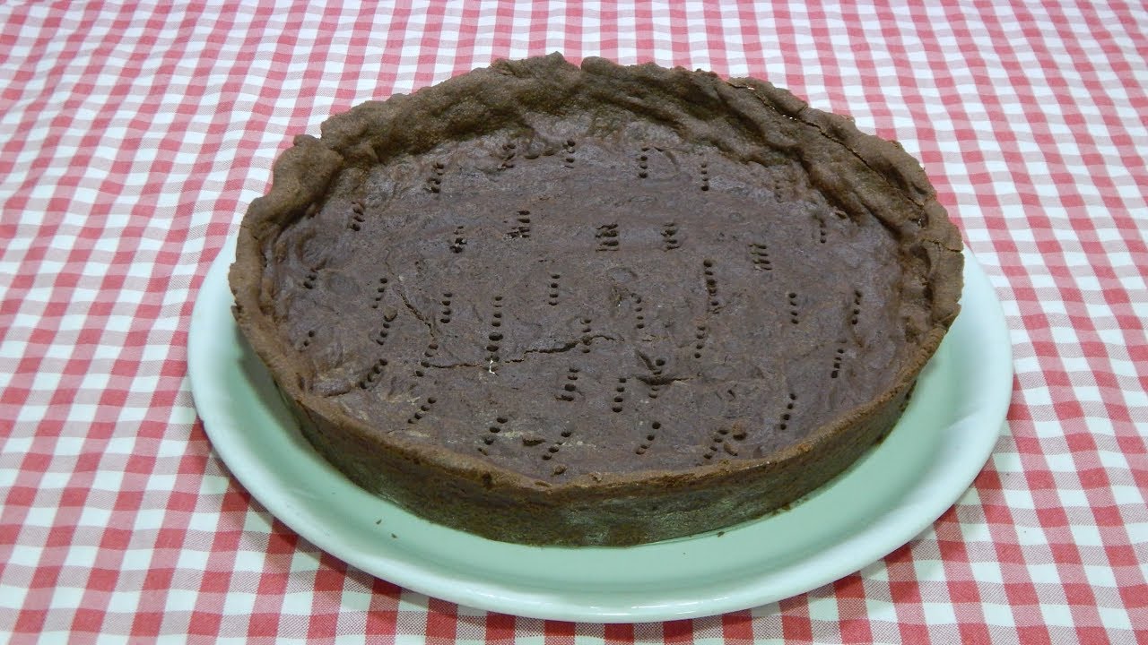 Cómo hacer una base para tartas y dulces de masa quebrada al cacao muy ...