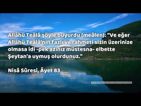Bu günün Âyet-i Kerîmesi