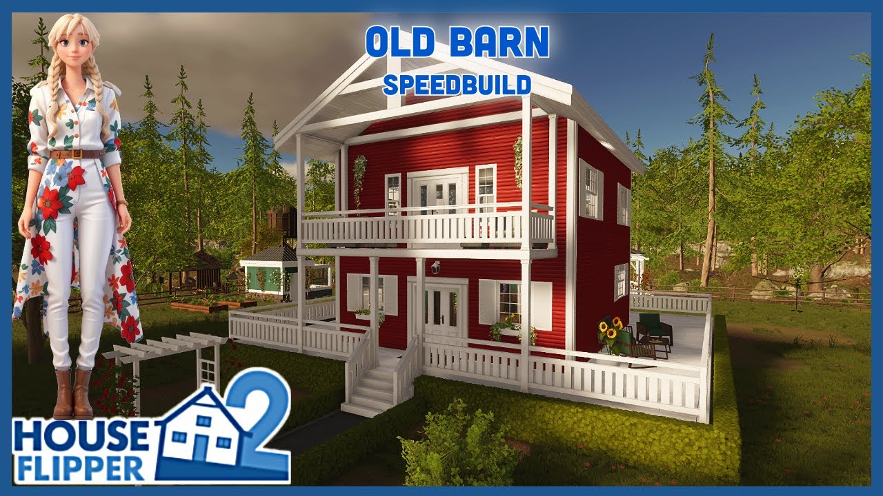Old Barn, Full Build and Tour, Speedbuild, House Flipper 2 - YouTube
