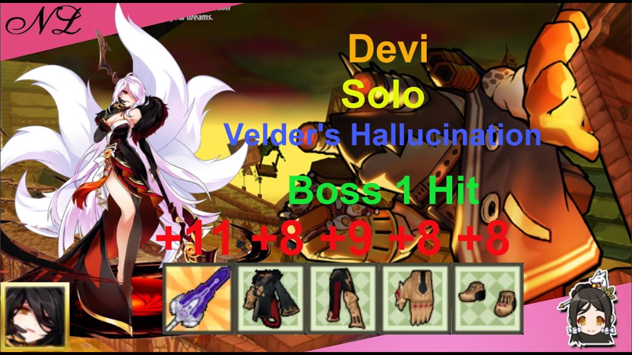 Elsword - Ara (3rd): Devi (梵皇) - (6-X): Velder's Hallucination - YouTube