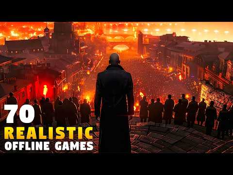 70 Realistic OFFLINE Games for Android & iOS 2025 | BEST OFFLINE GAMES FOR MOBILE