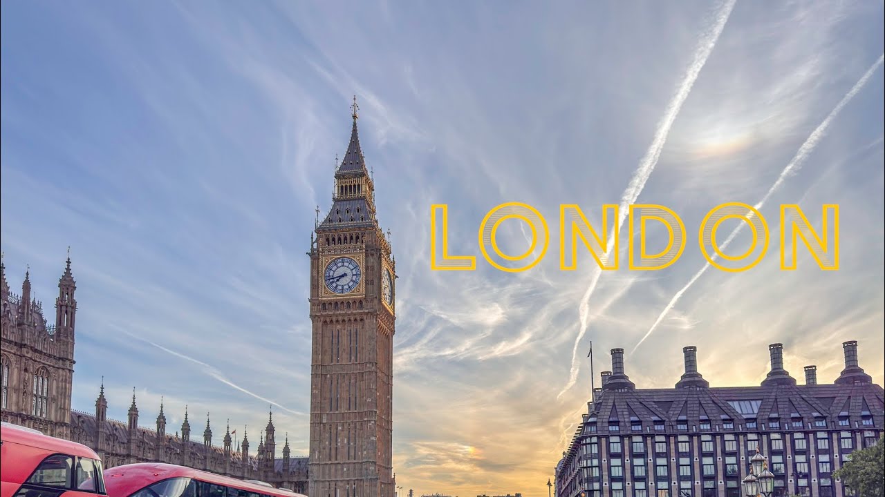LONDON - Golden Hour - LONODN city in 4K UHD HDR - YouTube