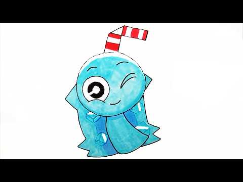 How to Draw Aqua from Incredibox Sprunki – Step by Step - YouTube