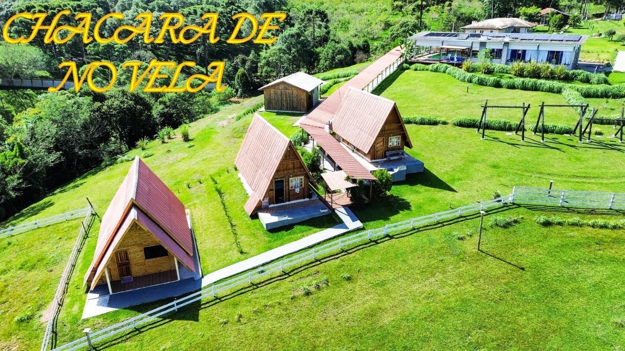 VENDIDO/ CHÁCARA DE NOVELA | PORTEIRA FECHADA | 3 CHALÉS | 4 CASAS | CHÁCARA COMPLETA, CONFIRA ...