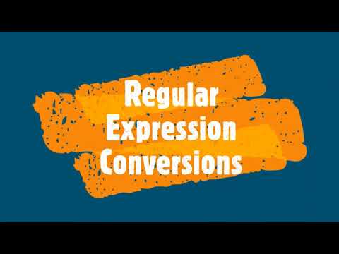 Regular Expression Conversion - YouTube