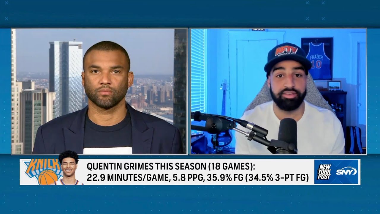 The State Of The Knicks At The Quarter Season Mark | Quentin Grimes ...