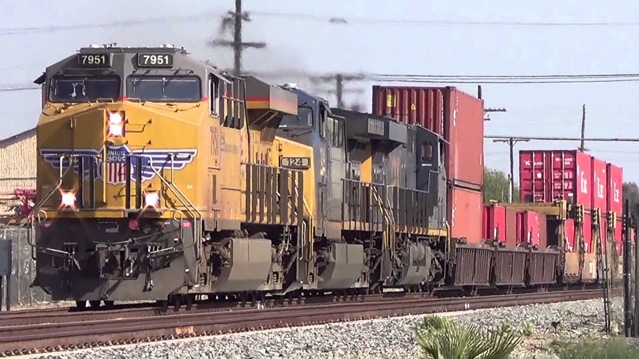 Amazing Union pacific action on the Alhambra Subdivision (Feat, Union ...